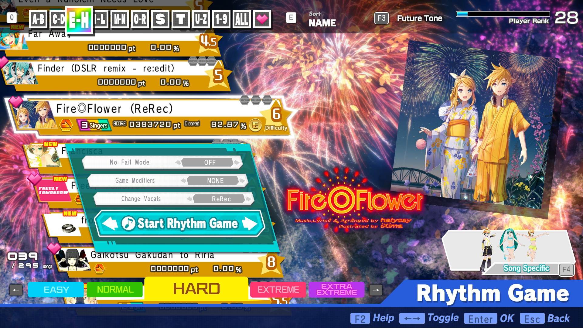 Fire Flower (ReRec) Mod for Hatsune Miku: Project DIVA Mega Mix+ ...