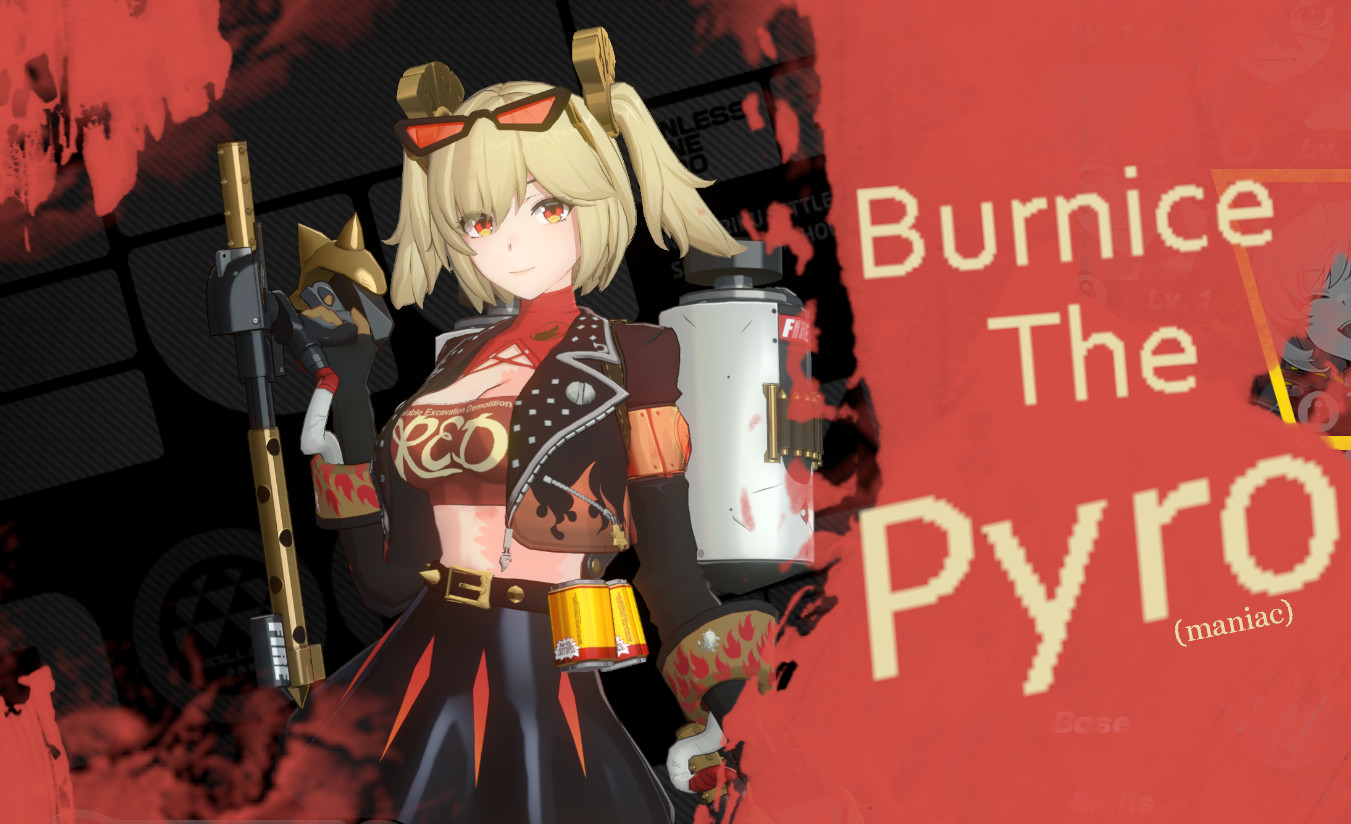 Pyromaniac Burnice Mod for Zenless Zone Zero | ZZZ Mods
