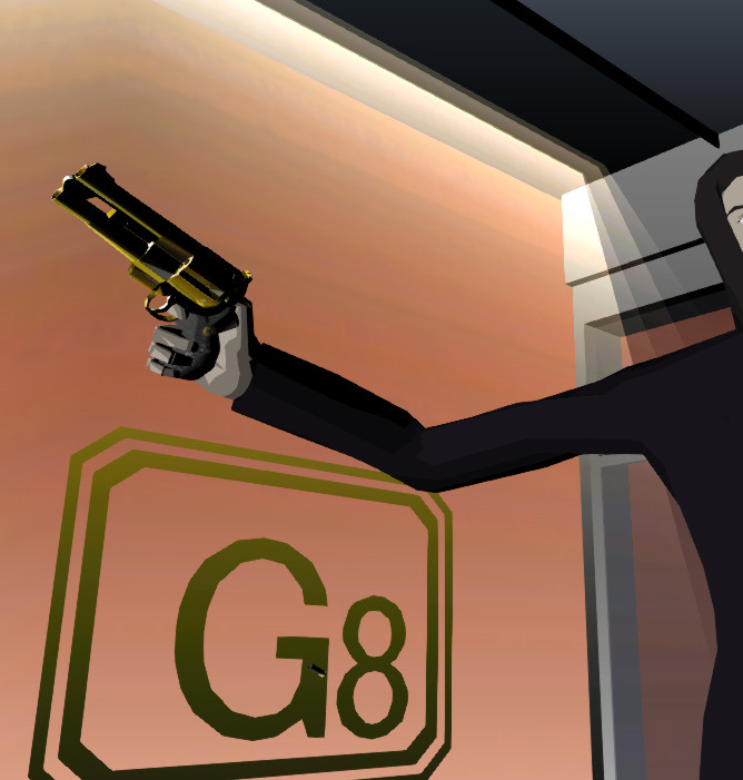 Demon Gun (Gold Ver.) Mod for killer7 | killer7 Mods