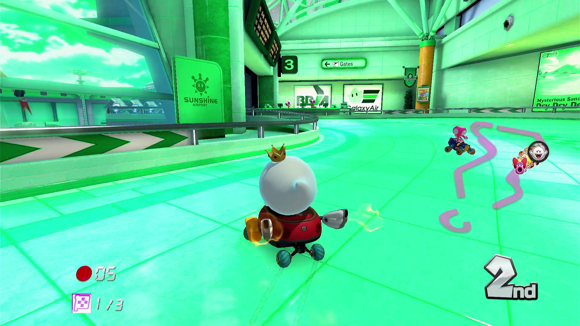 brat airport (Sunshine Airport Texture) Mod for Mario Kart 8 Deluxe ...