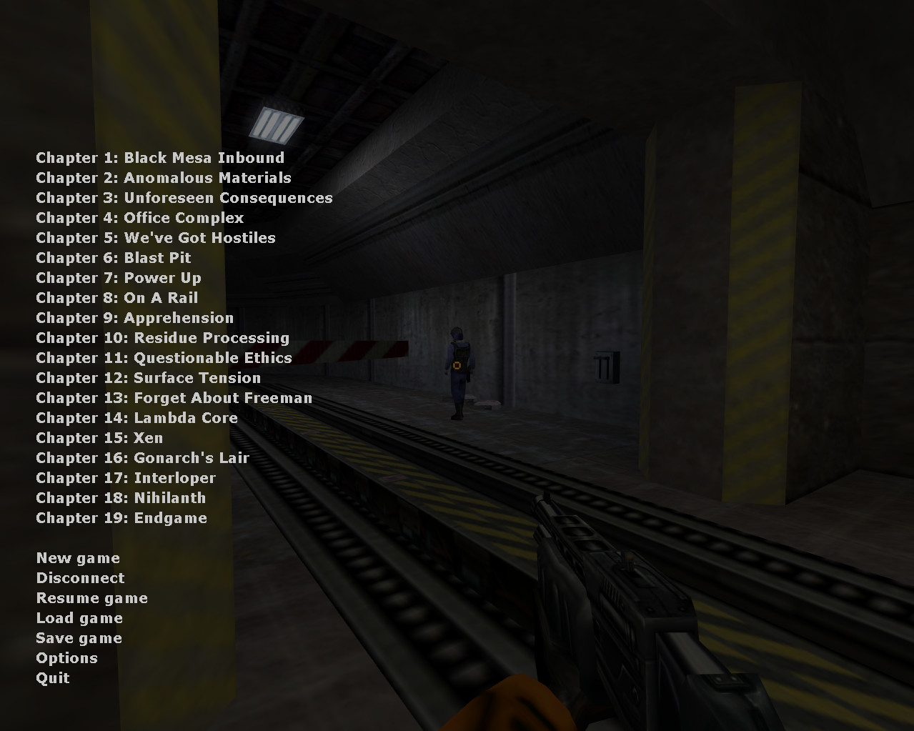 Chapter Select Mod for Half-Life | HL Mods