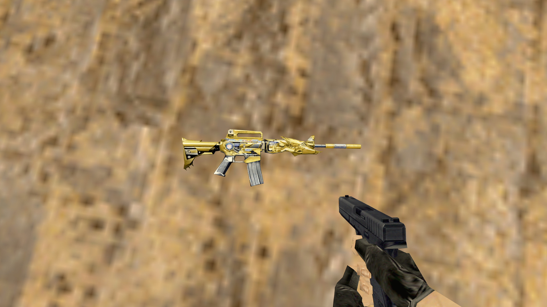 CrossFire M4A1-S Iron Beast Imperial Gold Mod for Counter-Strike 1.6 | CS1.6 Mods