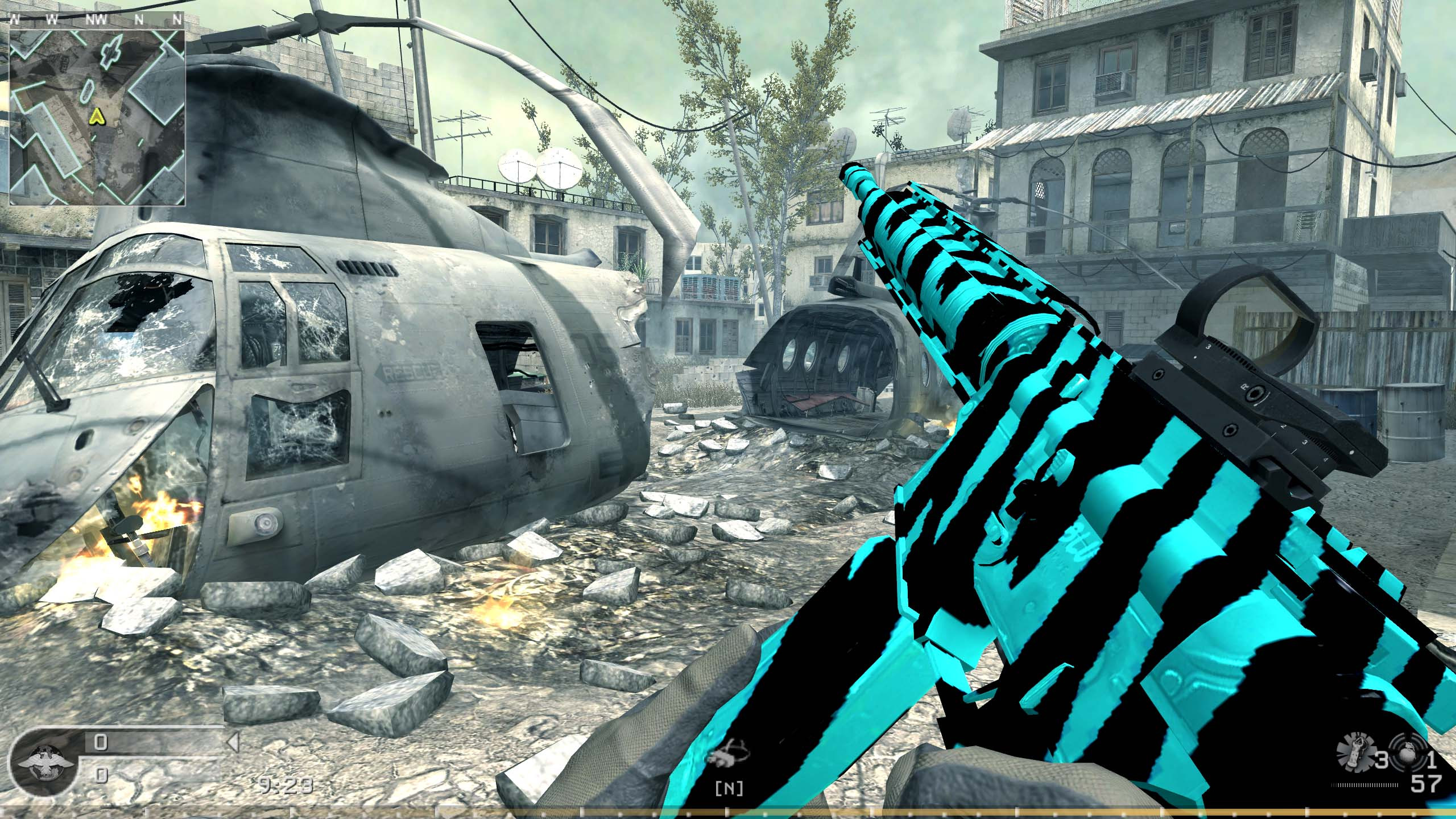 Tiger Themed Custom Camo Pack Mod for Call of Duty 4: Modern Warfare ...