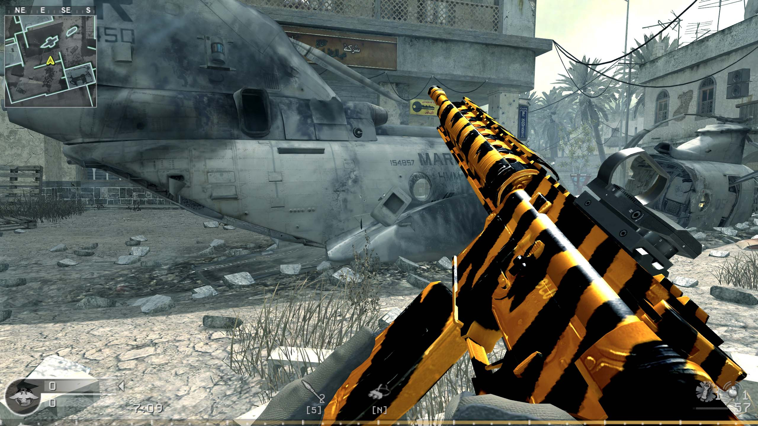 Tiger Themed Custom Camo Pack Mod for Call of Duty 4: Modern Warfare ...
