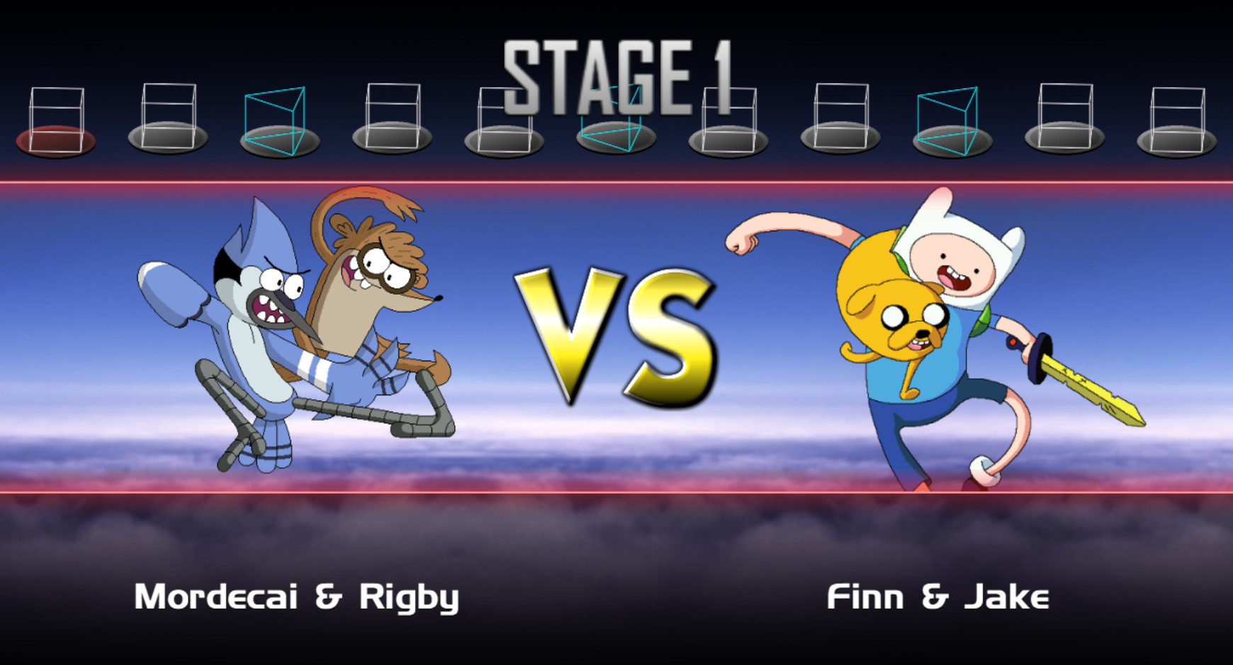 Mordecai & Rigby (Toon All-Star Slam/Regular Show) Mod for Super Smash ...