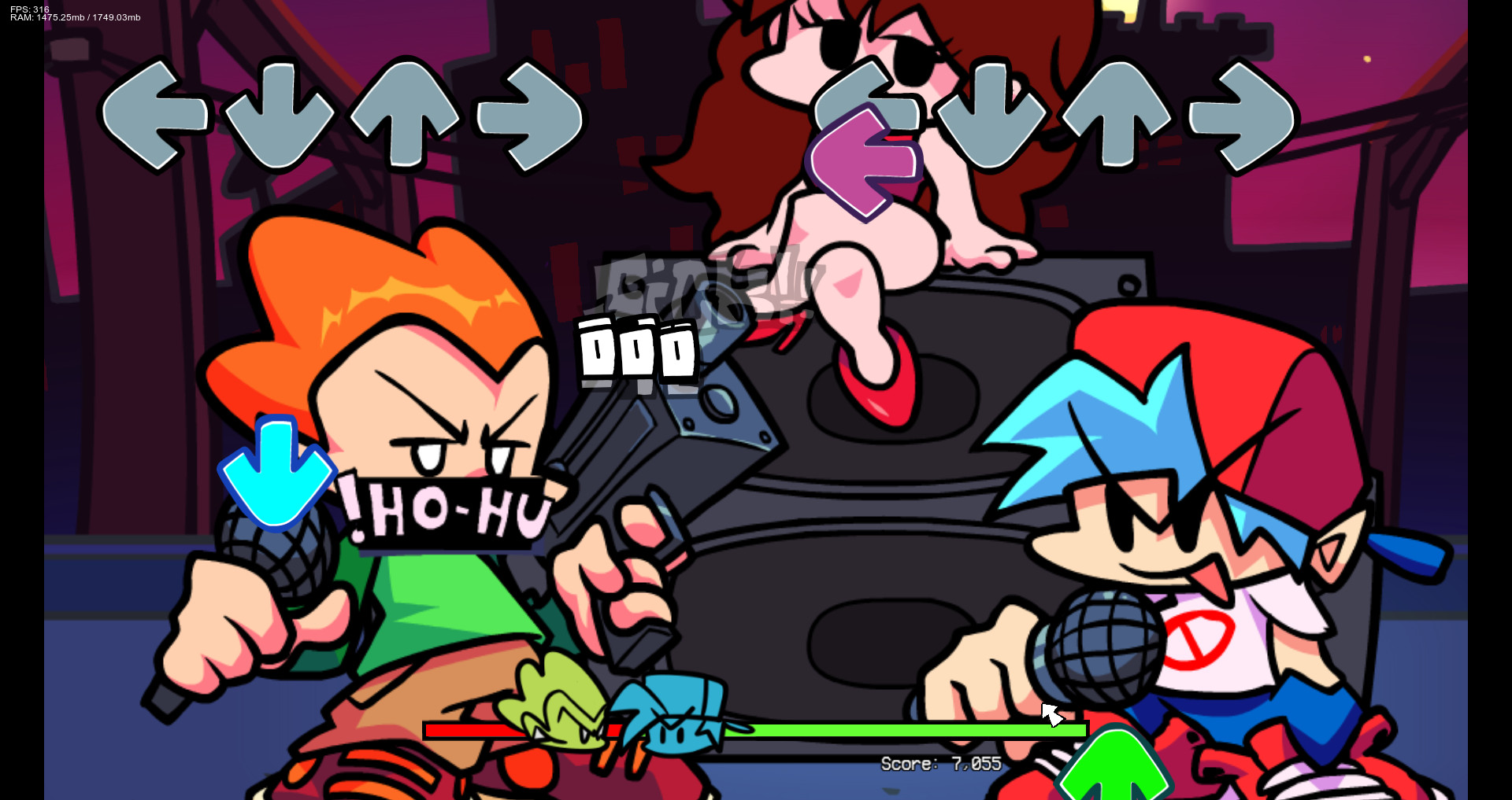 Week 3 But He's Modern (V-Slice) Mod for Friday Night Funkin' | FNF Mods