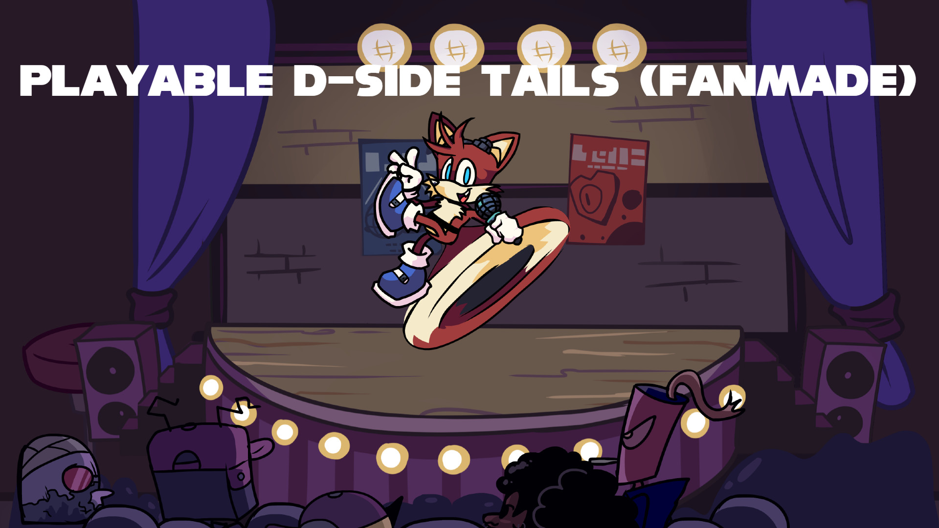 Playable D-Side Tails (FanMade) + FLA Mod for Friday Night Funkin ...