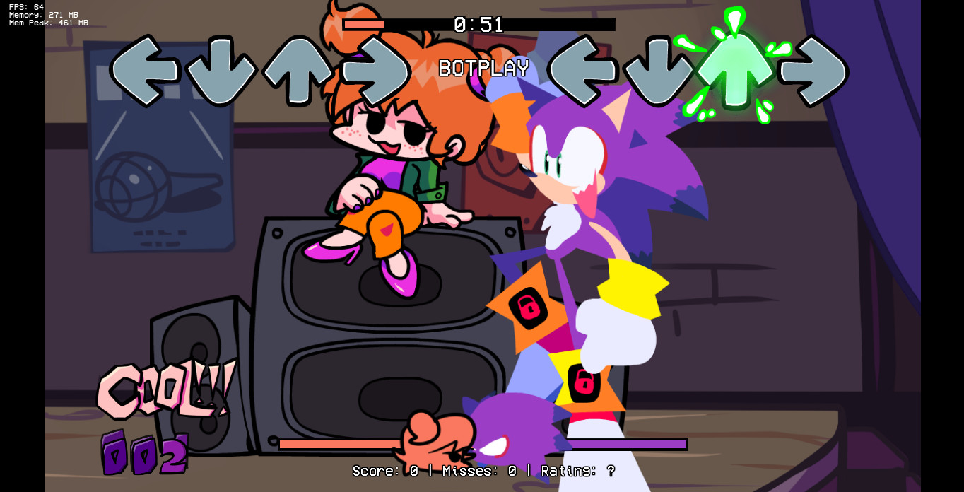 Playable D-Side Sonic (FanMade) + FLA Mod for Friday Night Funkin ...