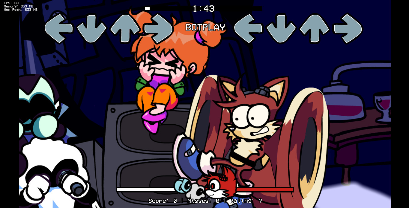 Playable D-Side Tails (FanMade) + FLA Mod for Friday Night Funkin ...