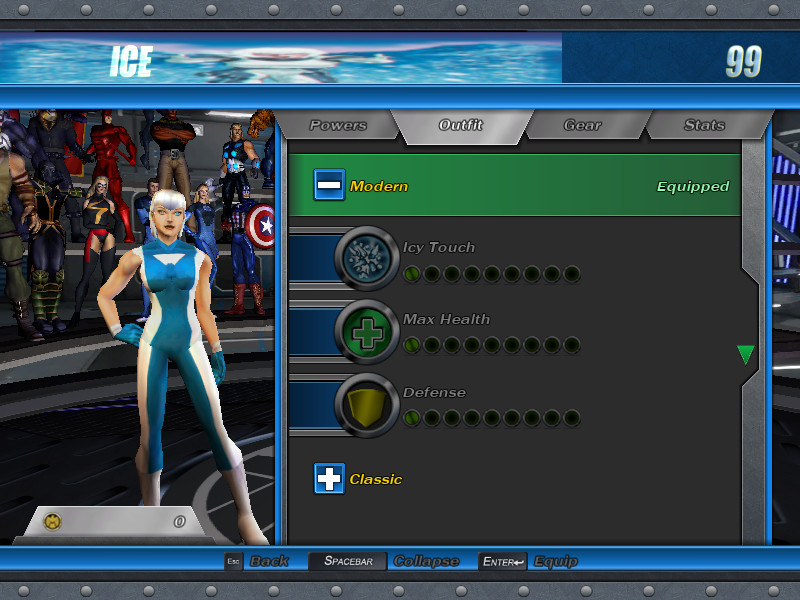 Ice (DC Comics) Mod for Marvel: Ultimate Alliance | MUA Mods