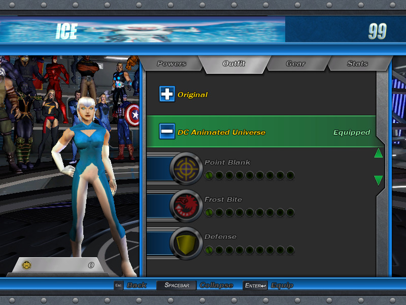 Ice (DC Comics) Mod for Marvel: Ultimate Alliance | MUA Mods