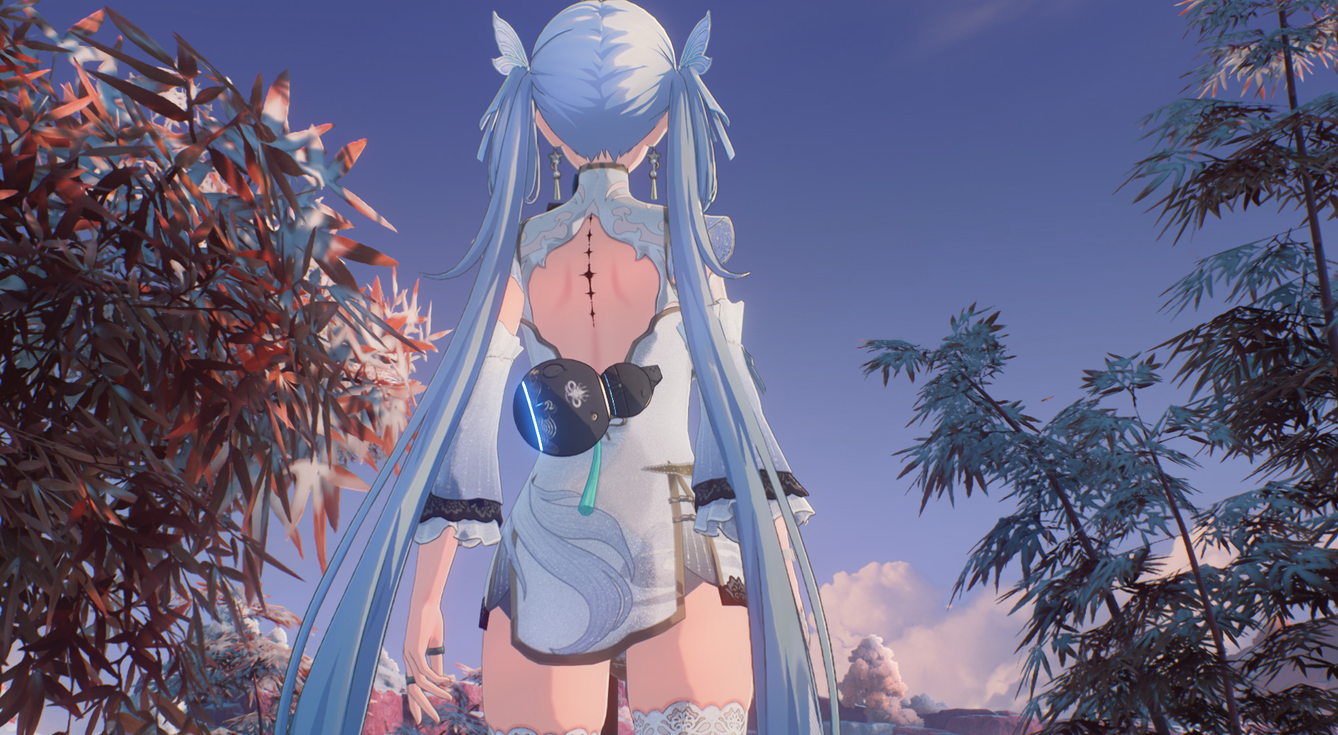 Jinhsi wearing Jinwu's cheongsam Mod for Wuthering Waves | WuWa Mods