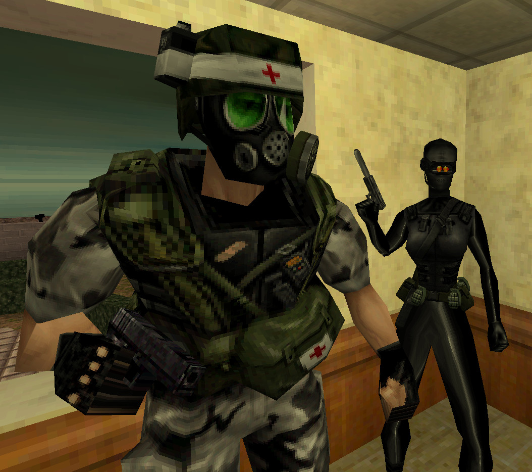 hgrunt_medic GasMask Mod for Half-Life: Opposing Force | HL:OF Mods