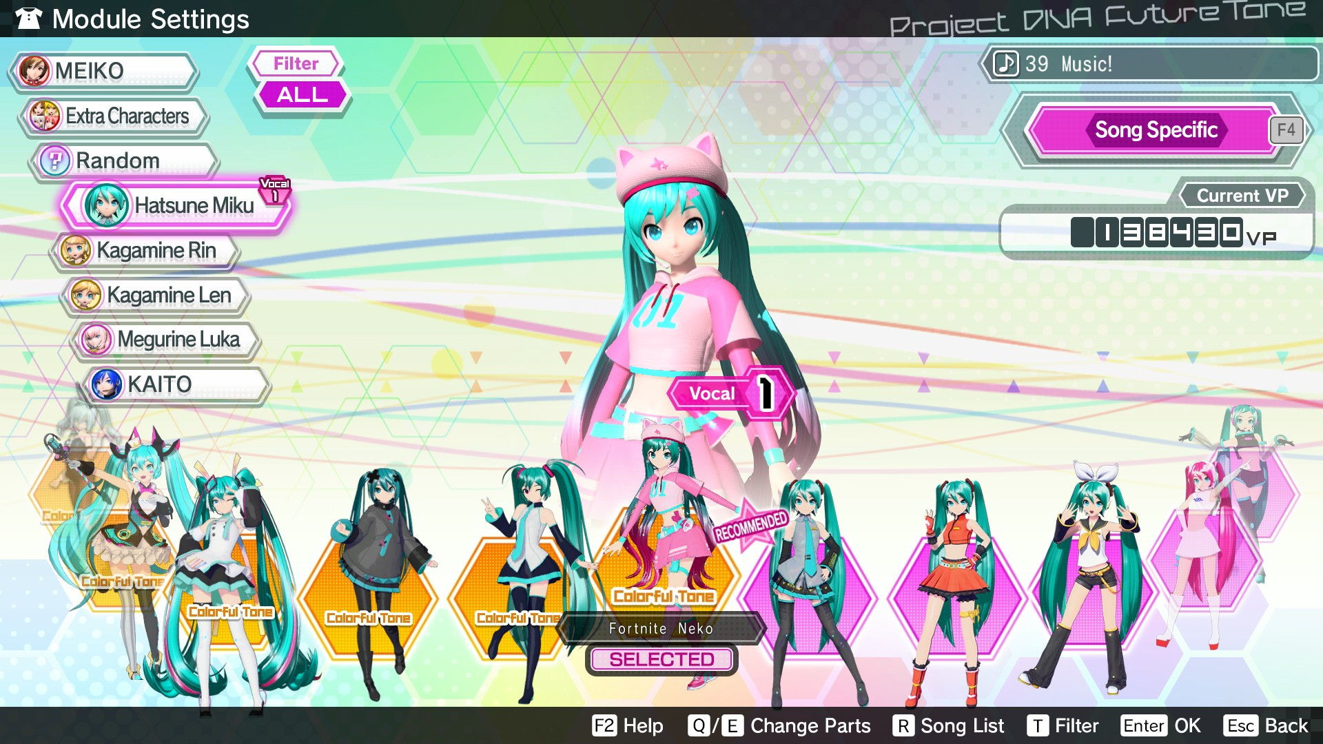 Fortnite Neko Miku Mod for Hatsune Miku: Project DIVA Mega Mix+ | PDMegaMix+ Mods