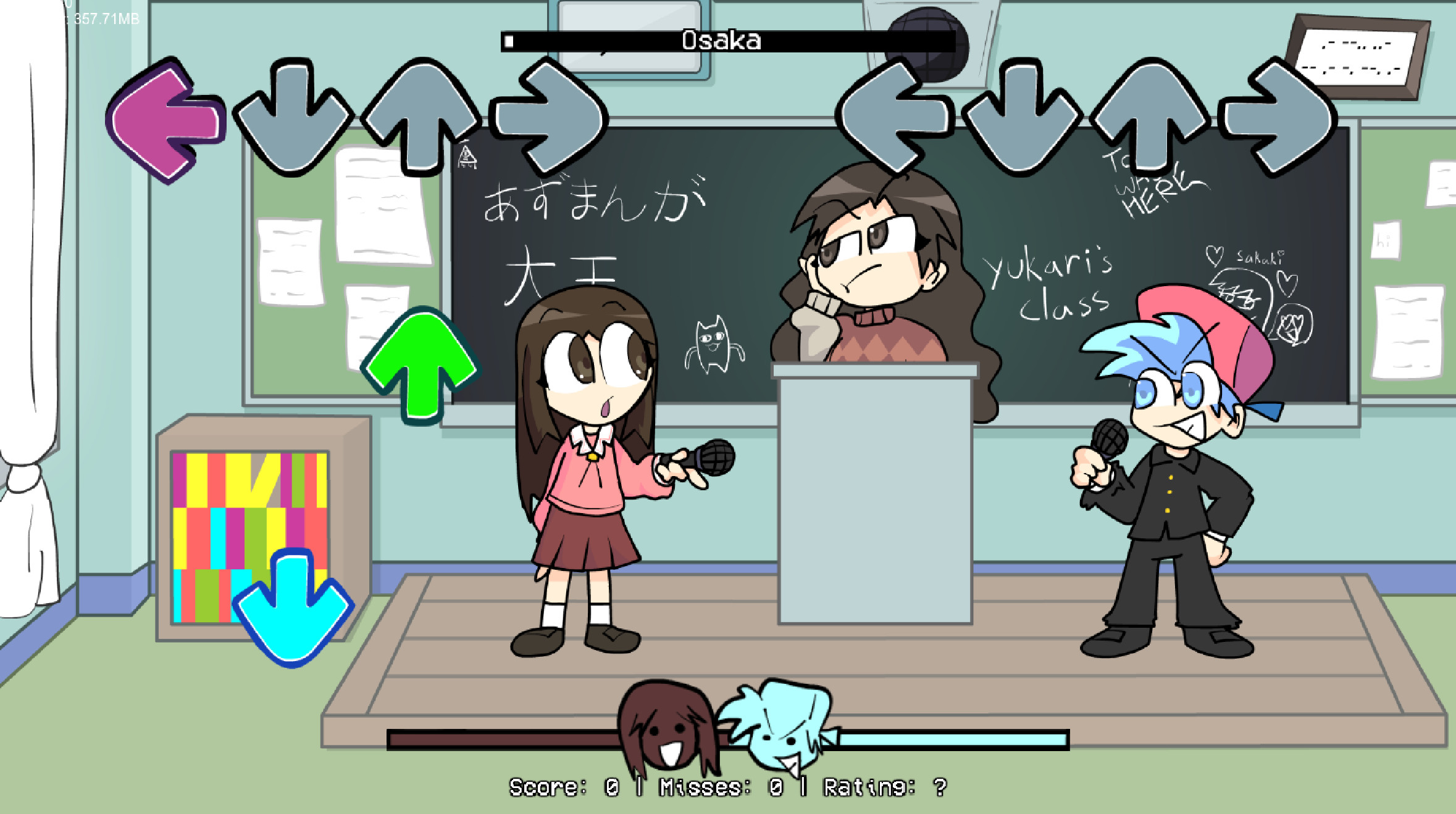 Azumanga Daioh! The FNF Mod (PART 1) Mod for Friday Night Funkin' | FNF ...