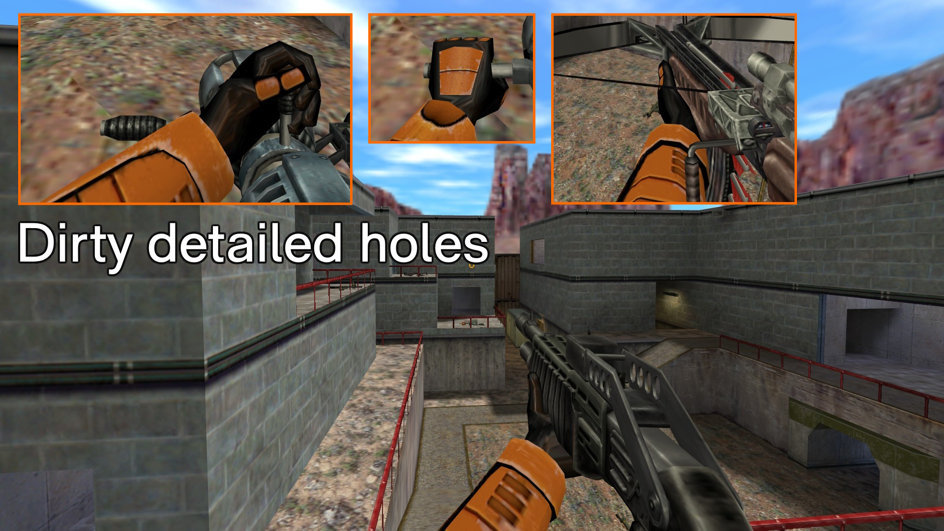 Vanilla styled Gearbox HEV hands REDUX Mod for Half-Life | HL Mods