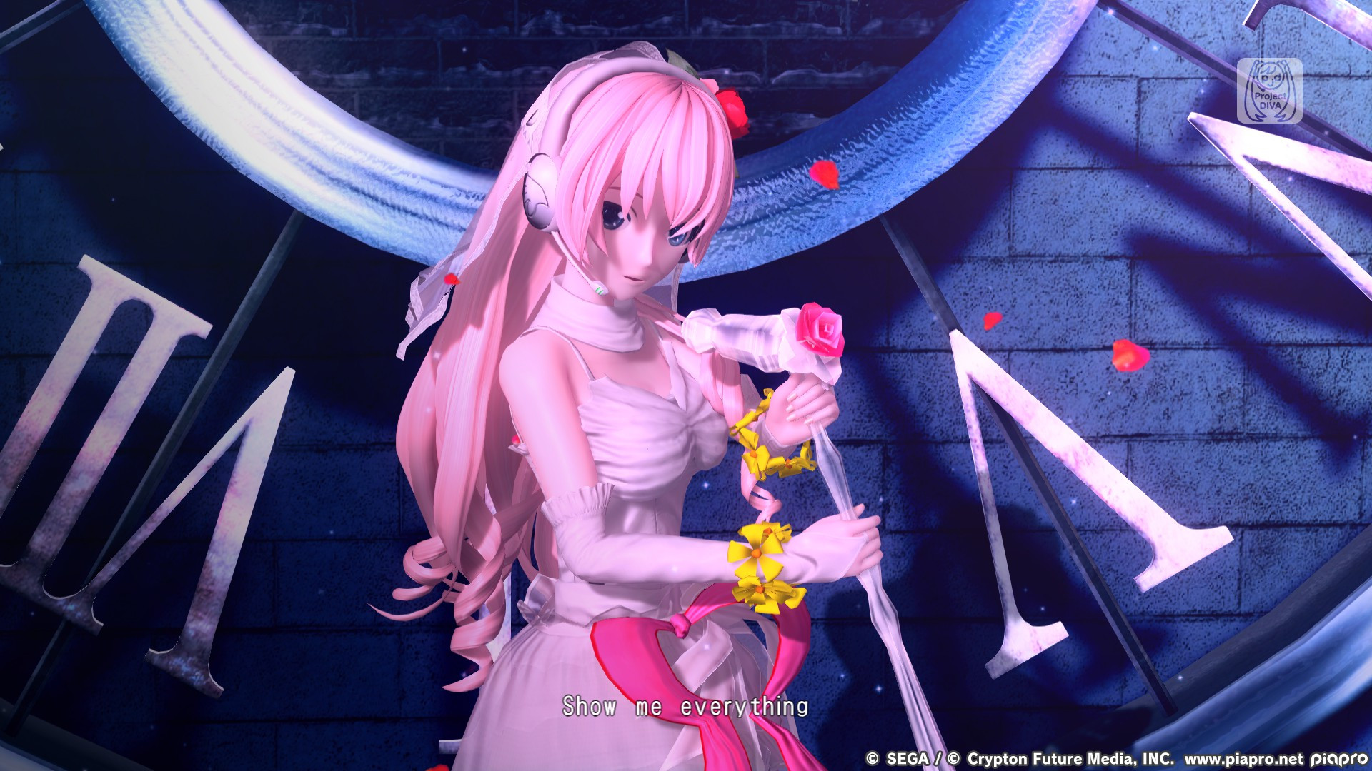 White Dress Luka Mod for Hatsune Miku: Project DIVA Mega Mix+ ...