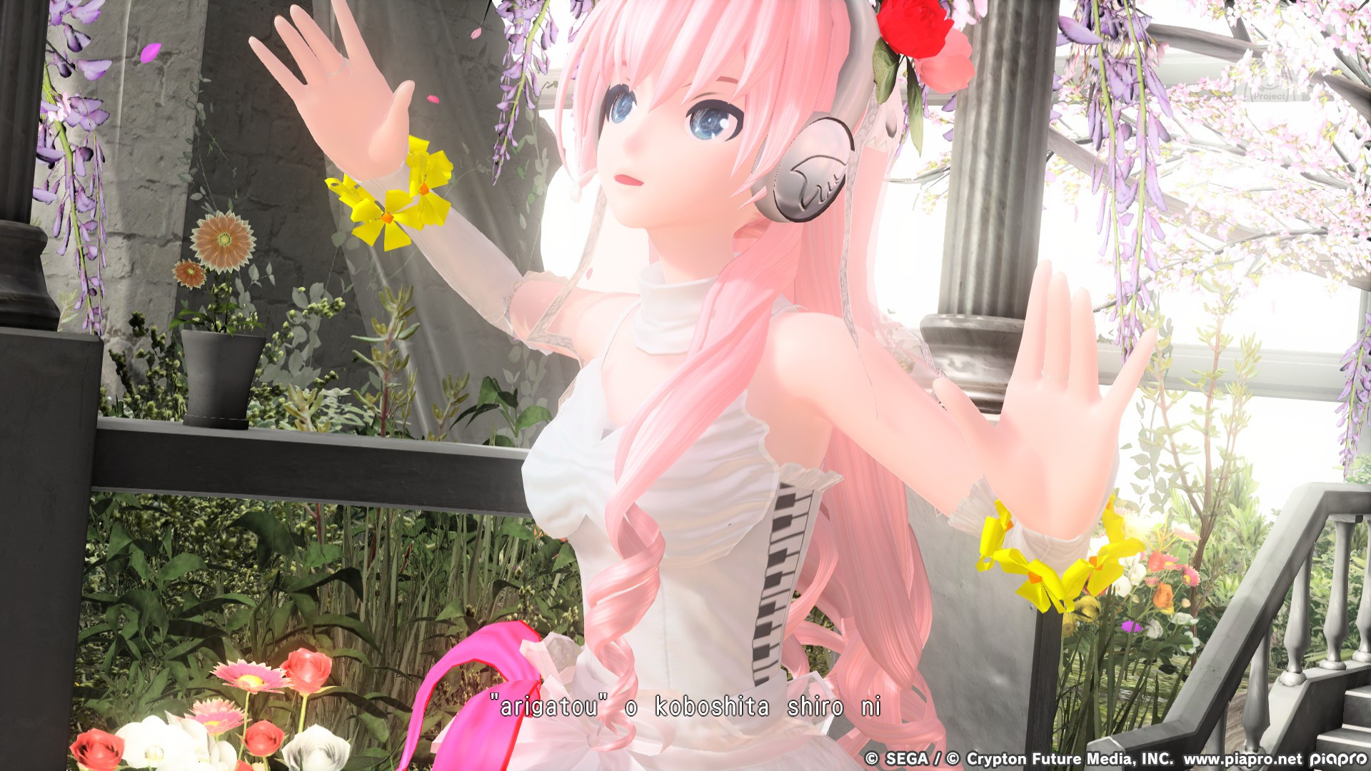 White Dress Luka Mod for Hatsune Miku: Project DIVA Mega Mix+ ...