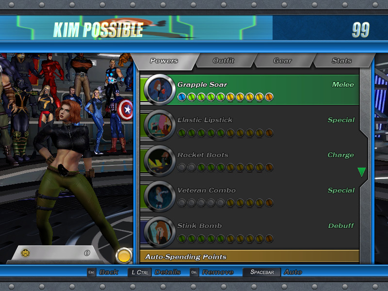 Kim Possible (Disney) Mod for Marvel: Ultimate Alliance | MUA Mods