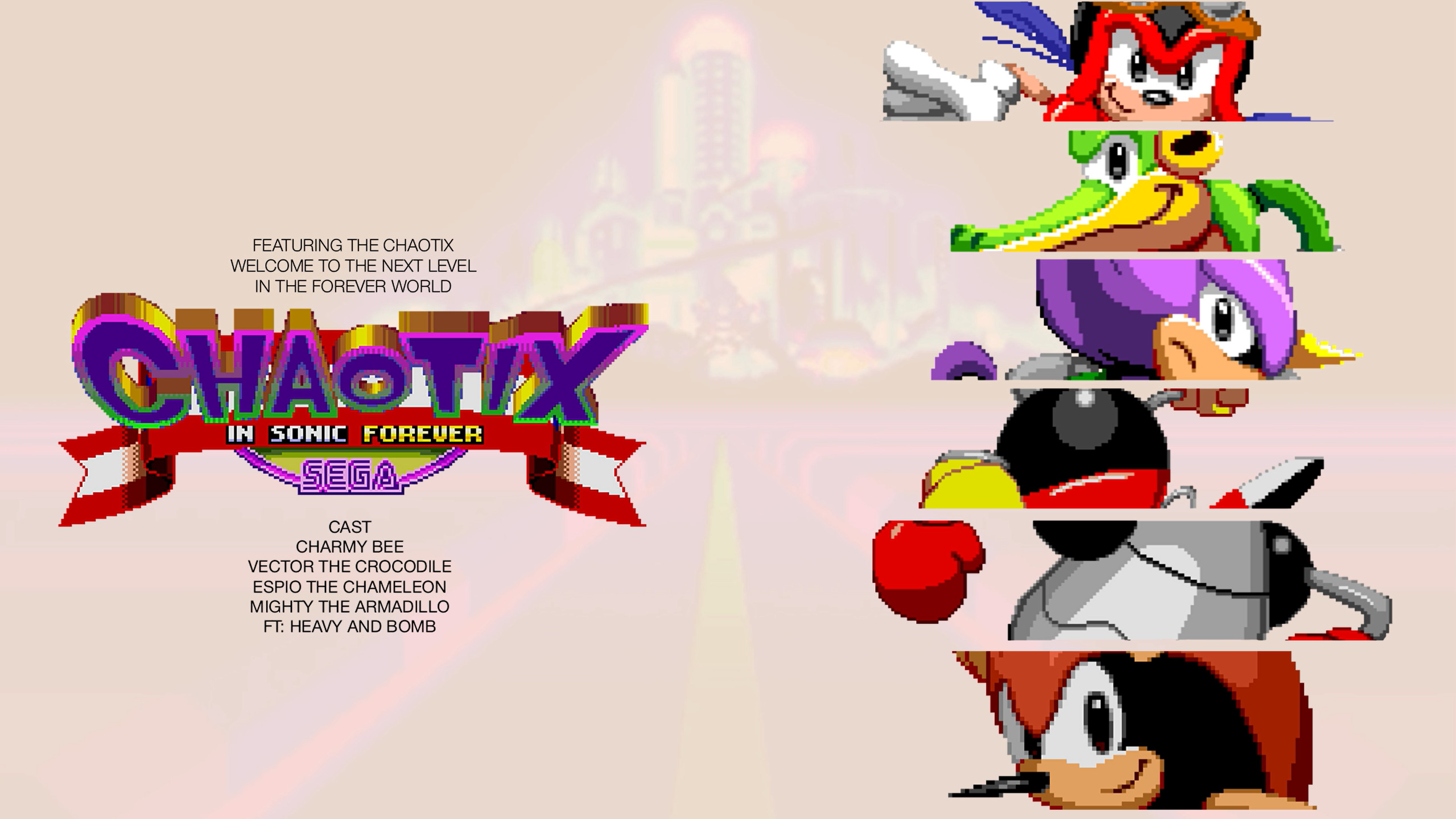 Chaotix In S1F Mod for Sonic the Hedgehog Forever | S1F Mods