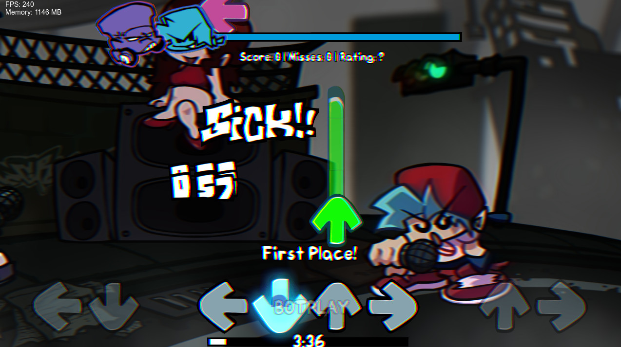 FNF2HOT BF-MIX CHARTED Mod for Friday Night Funkin' | FNF Mods