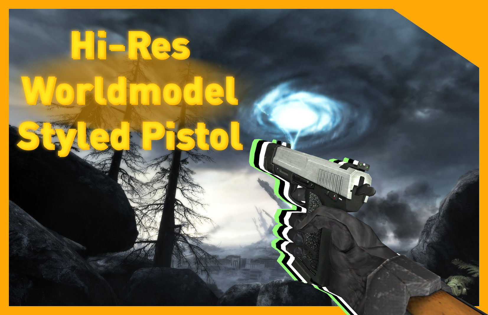 High-Res worldmodel styled pistol Mod for Half-Life 2 | HL2 Mods