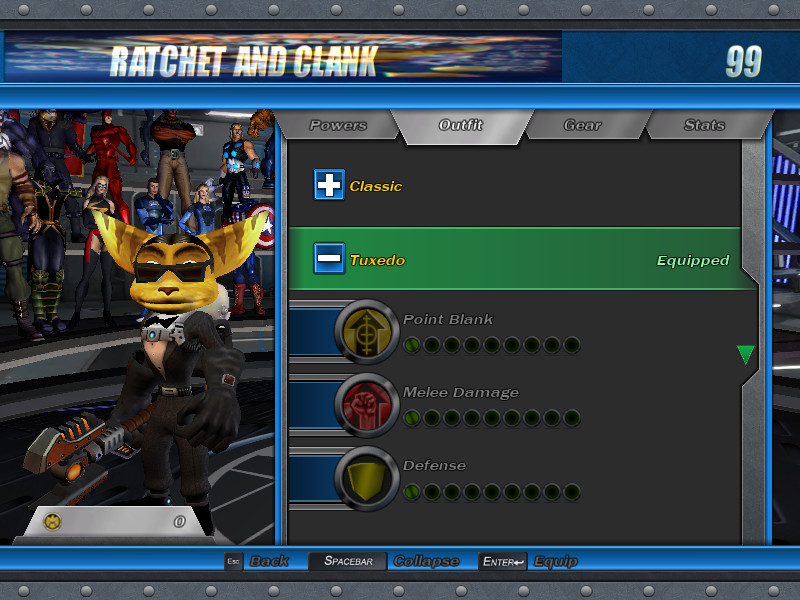 Ratchet & Clank (PlayStation) Mod for Marvel: Ultimate Alliance | MUA Mods