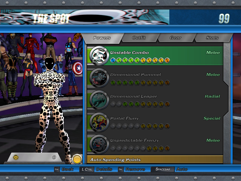 The Spot (Marvel Comics) Mod for Marvel: Ultimate Alliance | MUA Mods