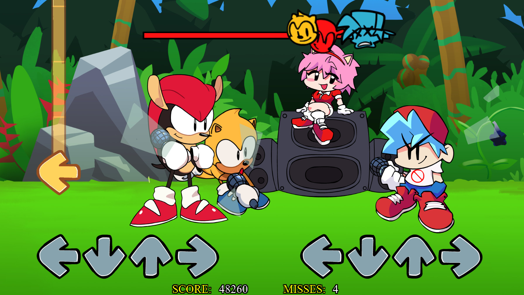 FNF - Hyper Hud V1 ( Script ) Mod for Friday Night Funkin' | FNF Mods