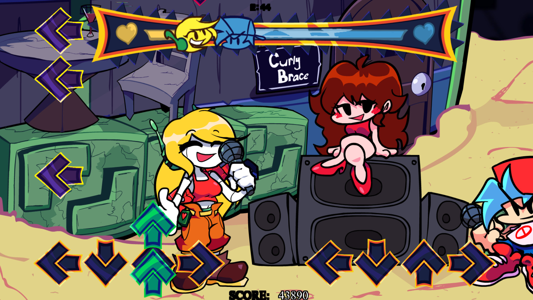 FNF - Hyper Hud V1 ( Script ) Mod for Friday Night Funkin' | FNF Mods