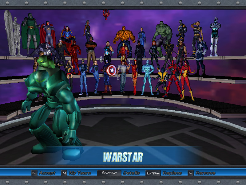 Warstar (Marvel Comics) Mod for Marvel: Ultimate Alliance | MUA Mods