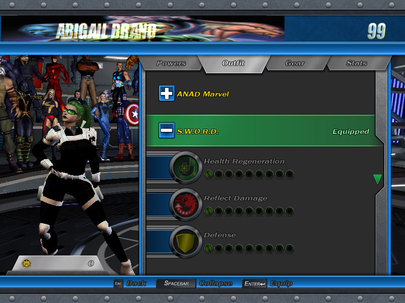 Abigail Brand (Marvel Comics) Mod for Marvel: Ultimate Alliance | MUA Mods