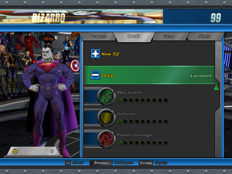 Bizarro (DC Comics) Mod for Marvel: Ultimate Alliance | MUA Mods