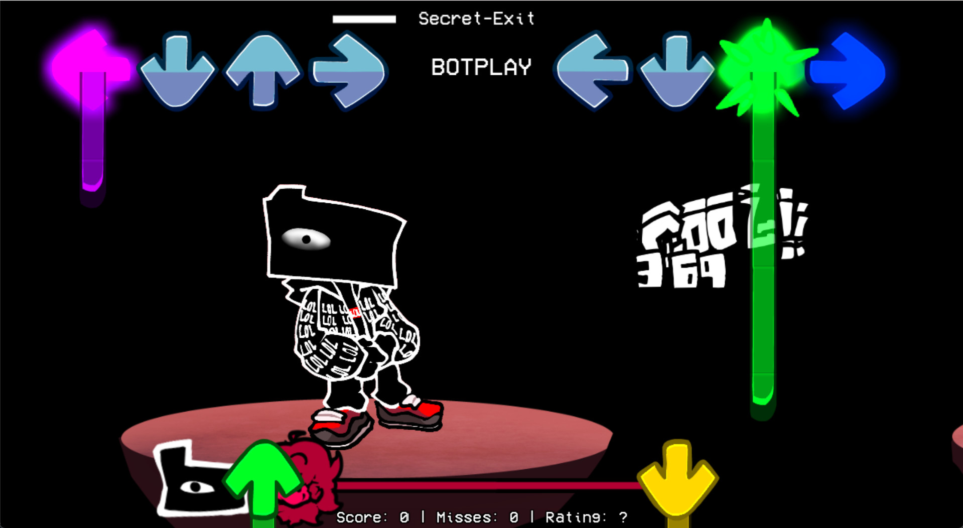 Secret-Ron (Secret-Exit) Mod for Friday Night Funkin' | FNF Mods