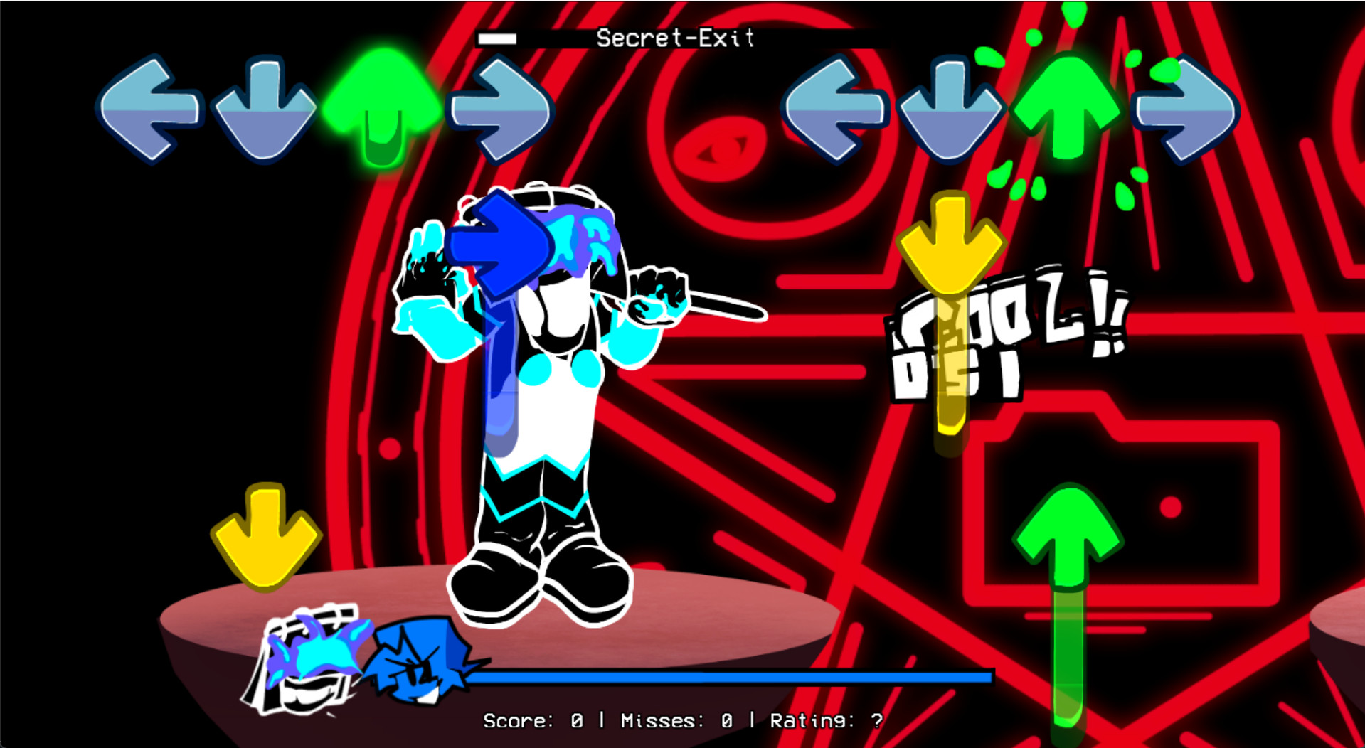 Secret-Ron (Secret-Exit) Mod for Friday Night Funkin' | FNF Mods