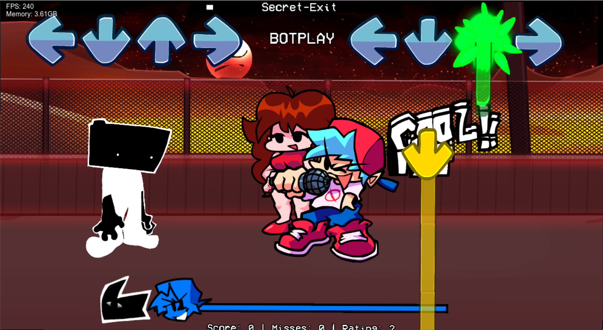 Secret-Ron (Secret-Exit) Mod for Friday Night Funkin' | FNF Mods