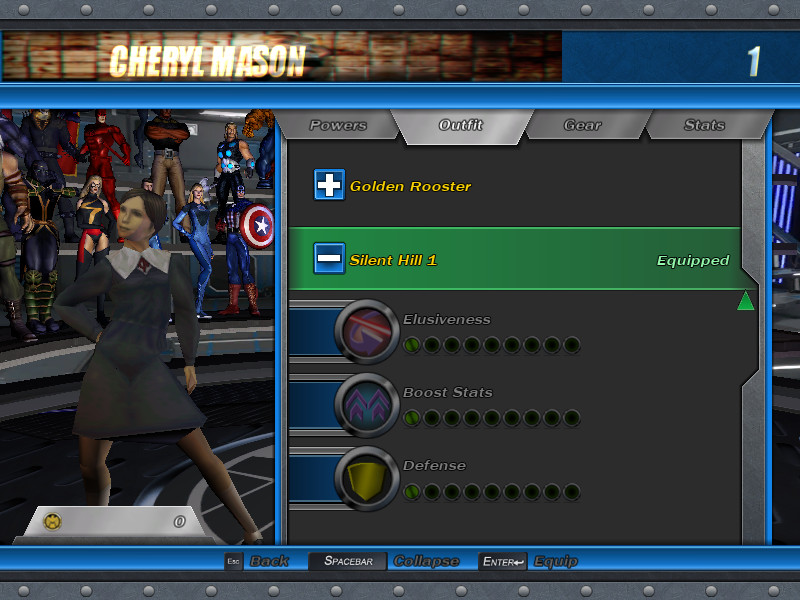 Cheryl Mason (Silent Hill) Mod for Marvel: Ultimate Alliance | MUA Mods