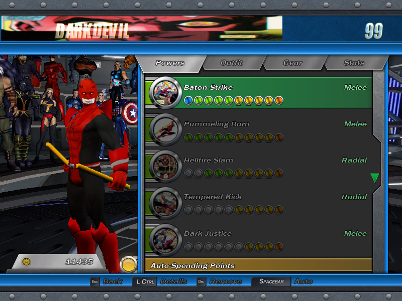 Darkdevil (Marvel Comics) Mod for Marvel: Ultimate Alliance | MUA Mods