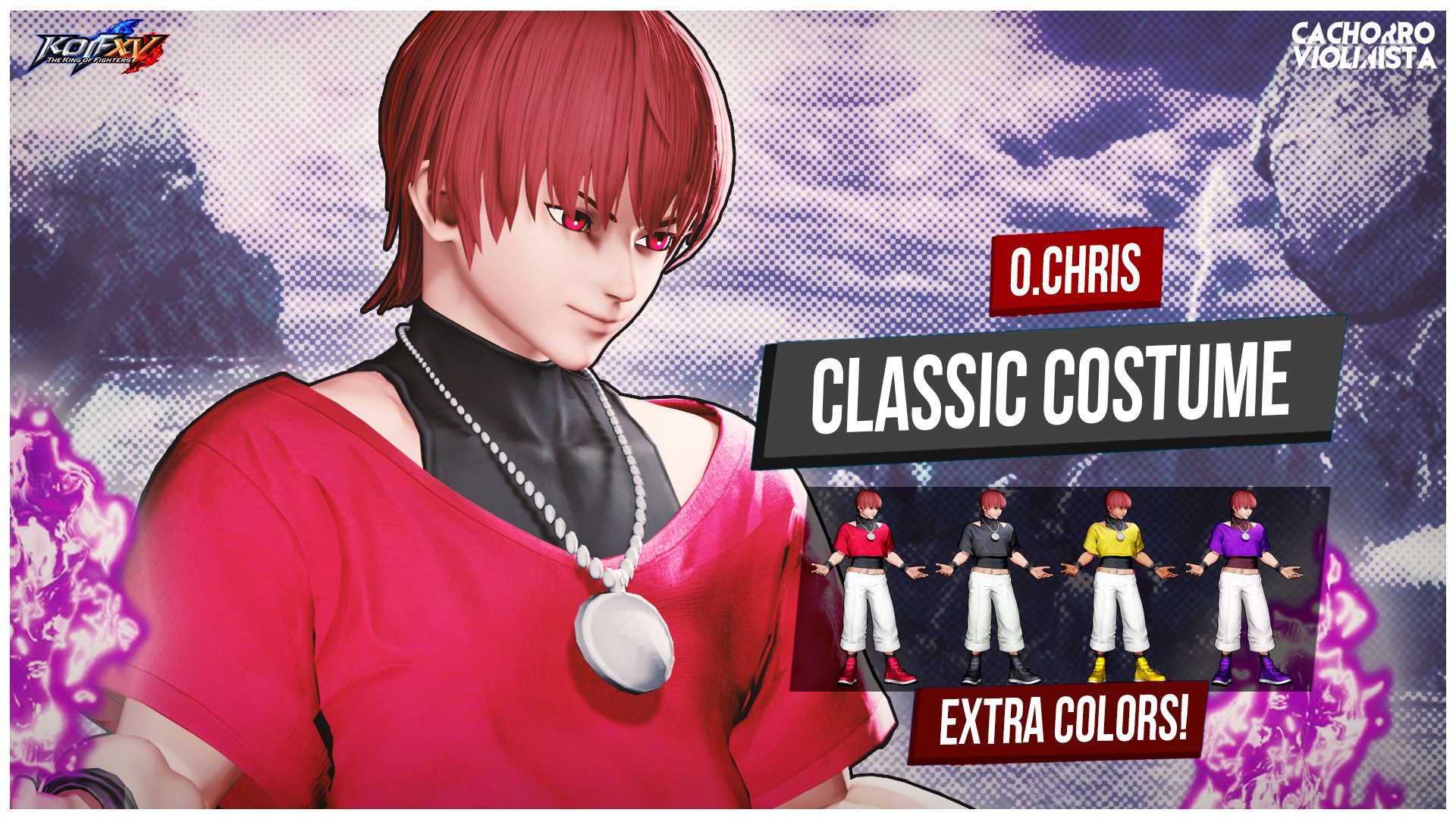 Classic Orochi Chris Mod for The King of Fighters XV | KoFXV Mods