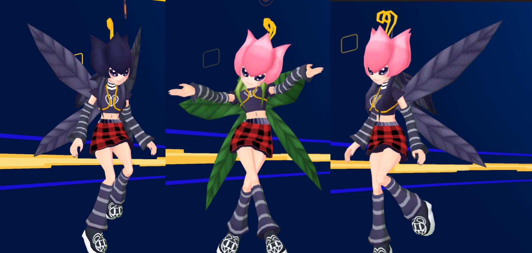 Lilymon's 2000 Goth/Metal/Emo Skin Mod for Digimon Story Cyber Sleuth ...