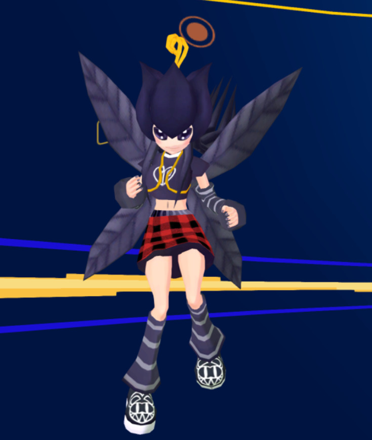 Lilymon's 2000 Goth/Metal/Emo Skin Mod for Digimon Story Cyber Sleuth ...