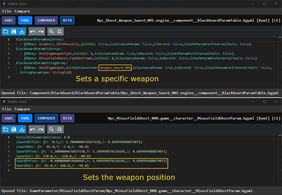 Pocket Ghost Soldiers (More Weapons) Mod for The Legend of Zelda: Tears ...