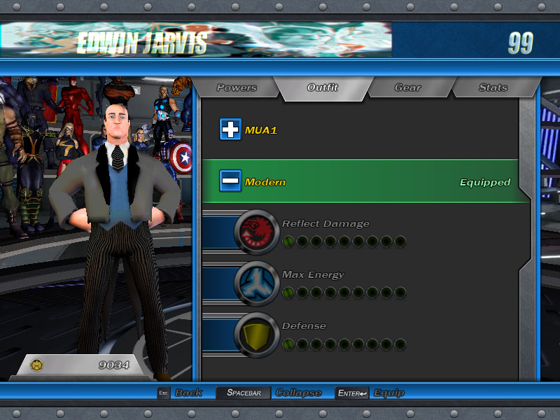 Edwin Jarvis (Marvel Comics) Mod for Marvel: Ultimate Alliance | MUA Mods