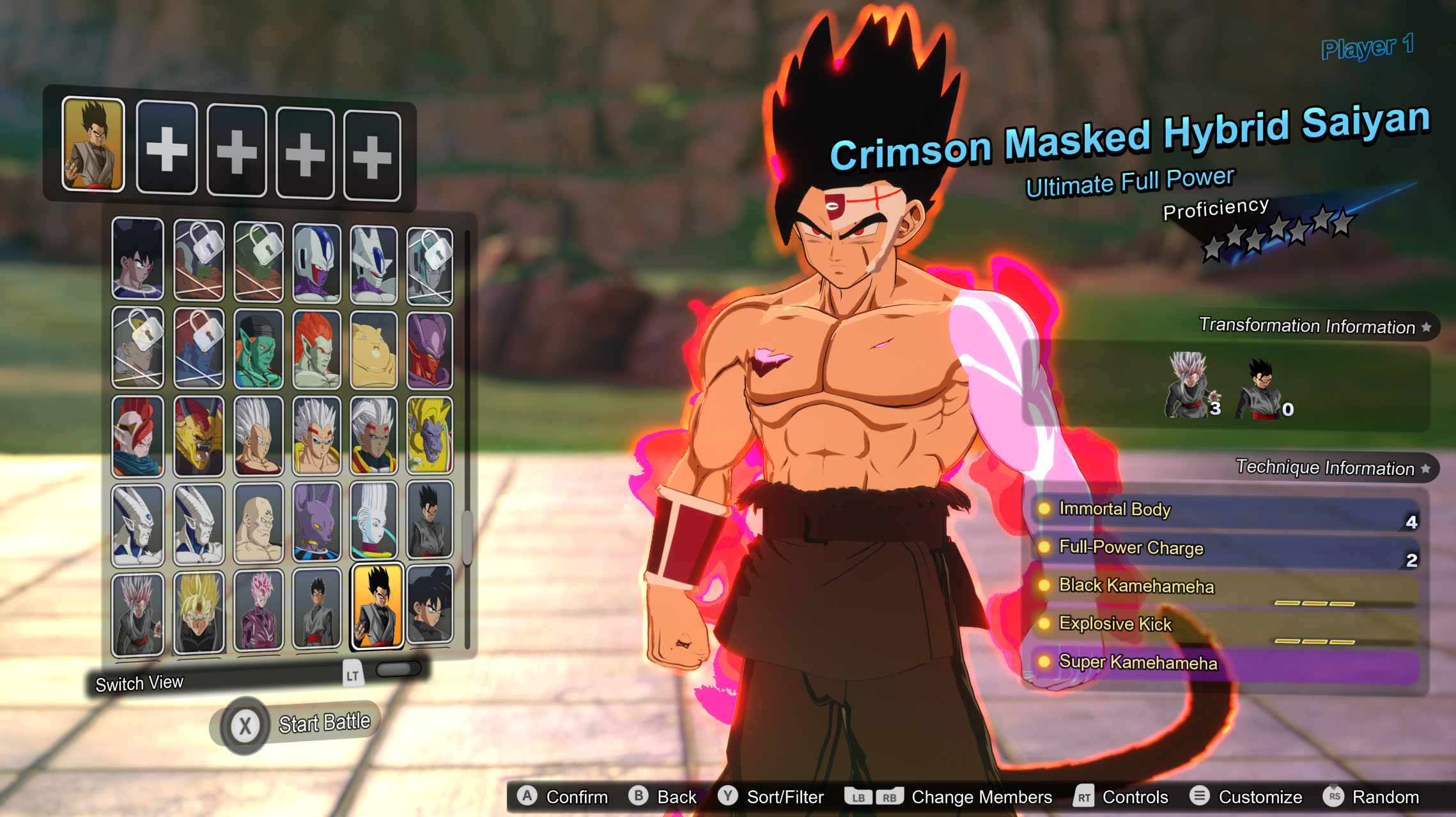 Lenon's Time Breaker Crimson Masked Gohan Mod for Dragon Ball: Sparking ...