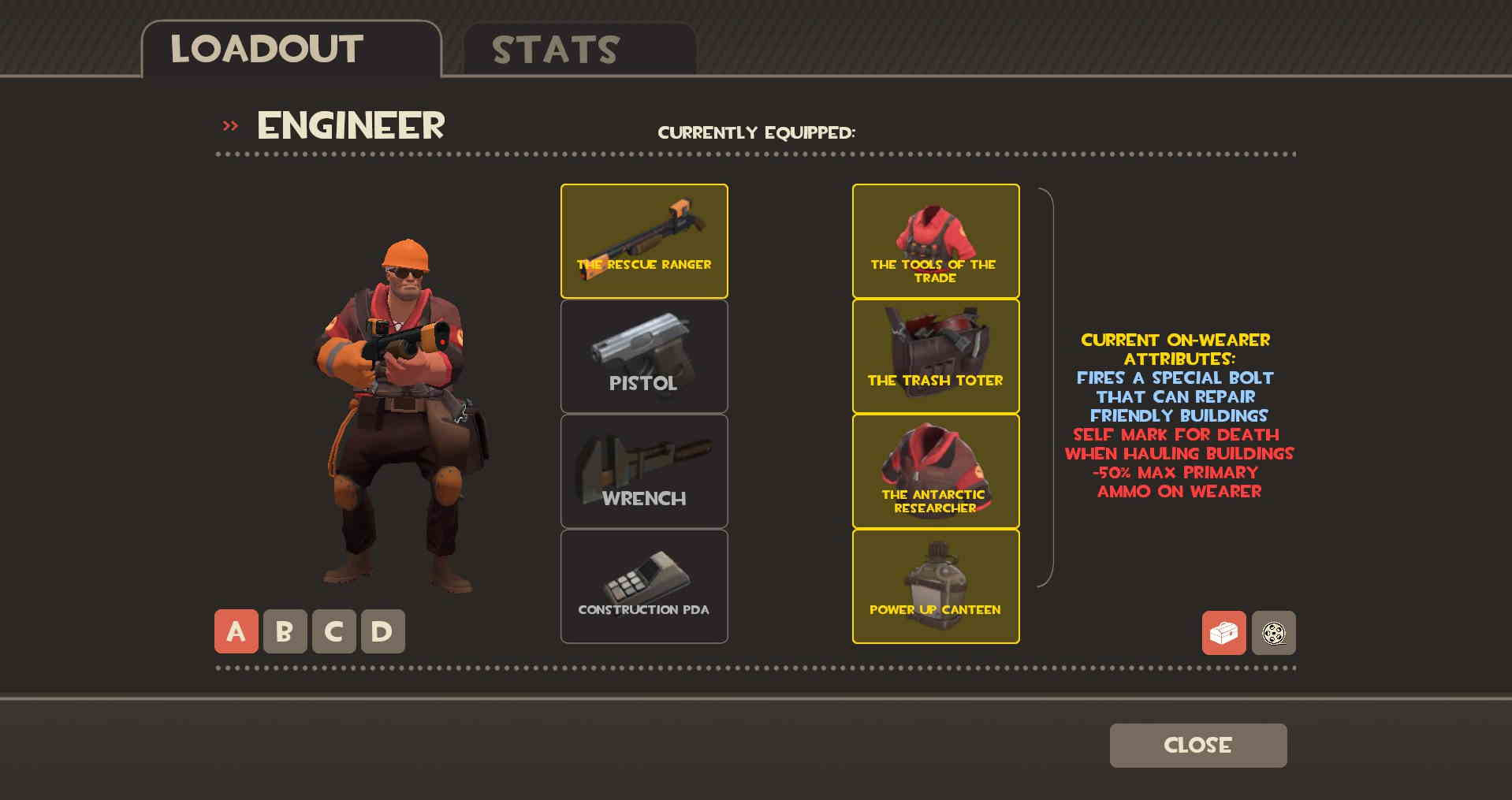 2008 Loadout menu modernized Mod for Team Fortress 2 | TF2 Mods
