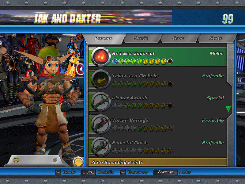 Jak & Daxter (PlayStation) Mod for Marvel: Ultimate Alliance | MUA Mods