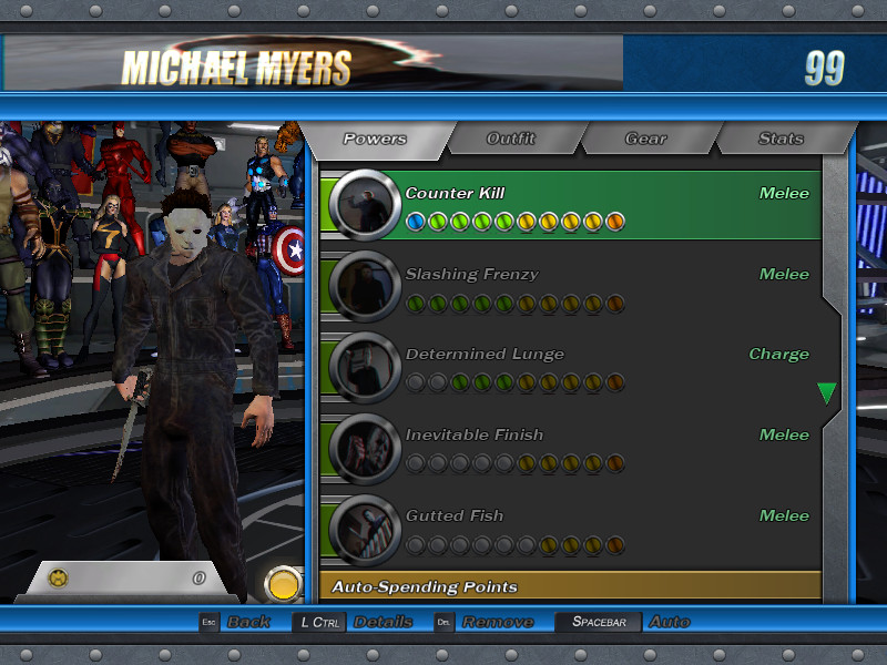 Michael Myers (Halloween) Mod for Marvel: Ultimate Alliance | MUA Mods