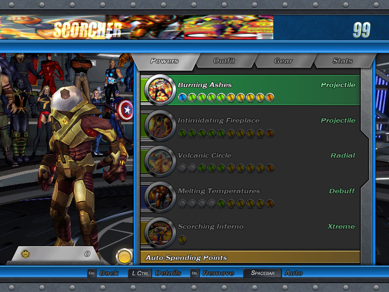 Scorcher (Marvel Comics) Mod for Marvel: Ultimate Alliance | MUA Mods