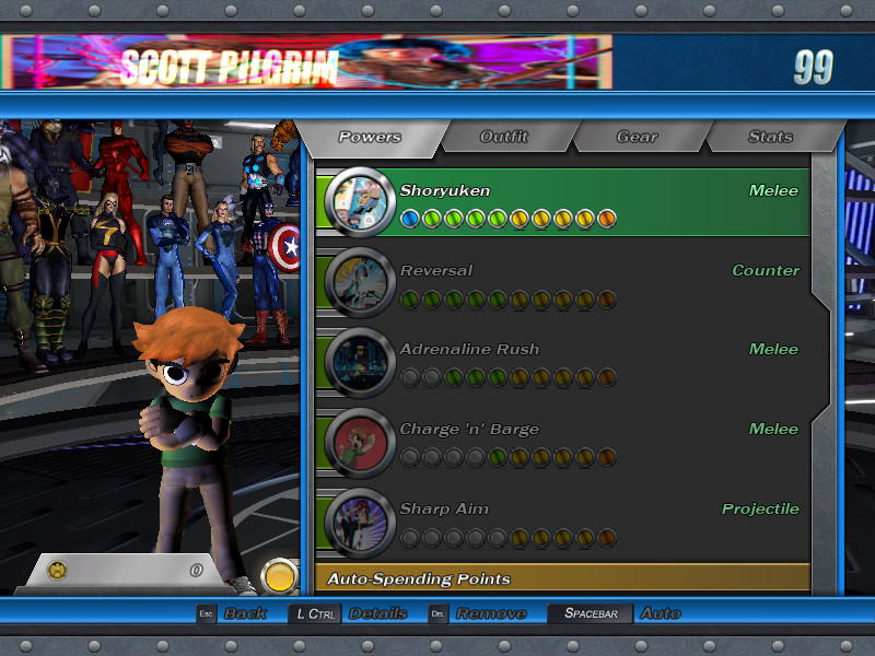 Scott Pilgrim Mod for Marvel: Ultimate Alliance | MUA Mods