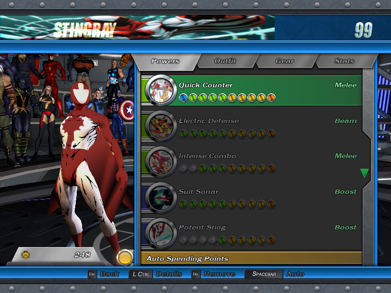Stingray (Marvel Comics) Mod for Marvel: Ultimate Alliance | MUA Mods